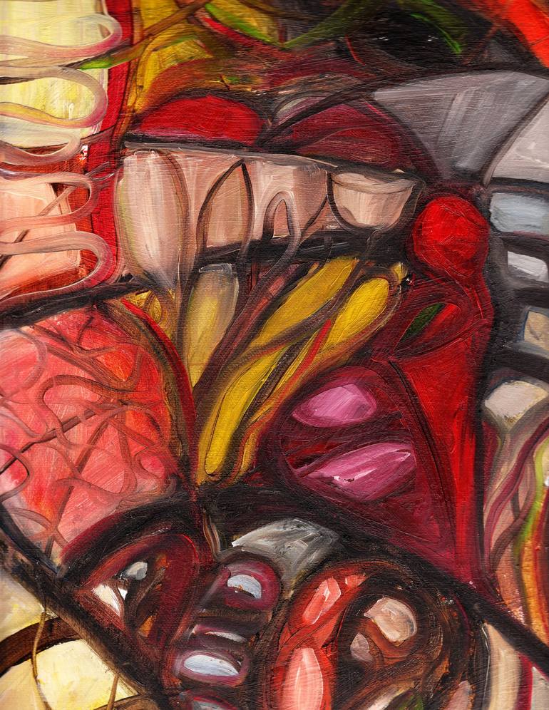 Abstraction (detail) Painting by Gene Hall | Saatchi Art