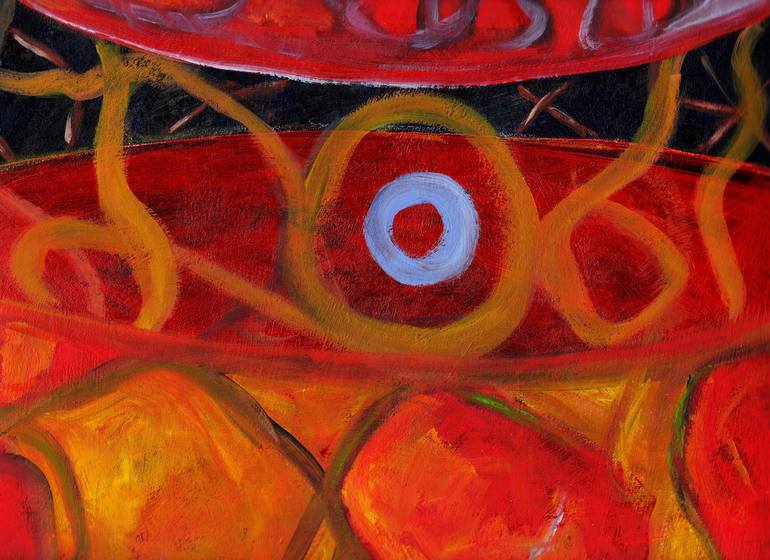 Bowl (detail #2) Painting by Gene Hall | Saatchi Art
