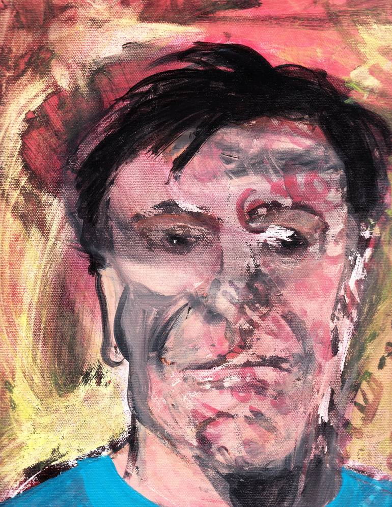 Self-portrait Painting by Gene Hall | Saatchi Art