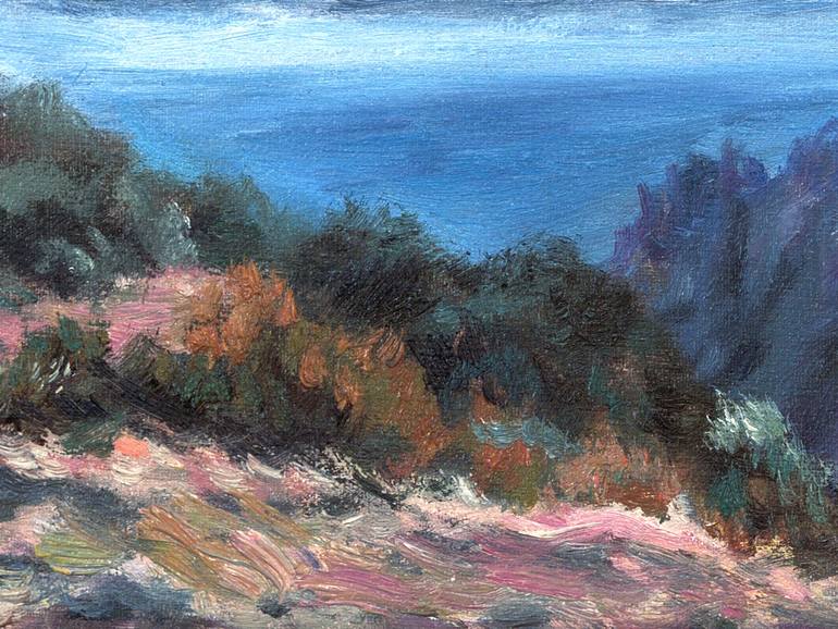 Mont Serrat Painting by Zhang Xin | Saatchi Art