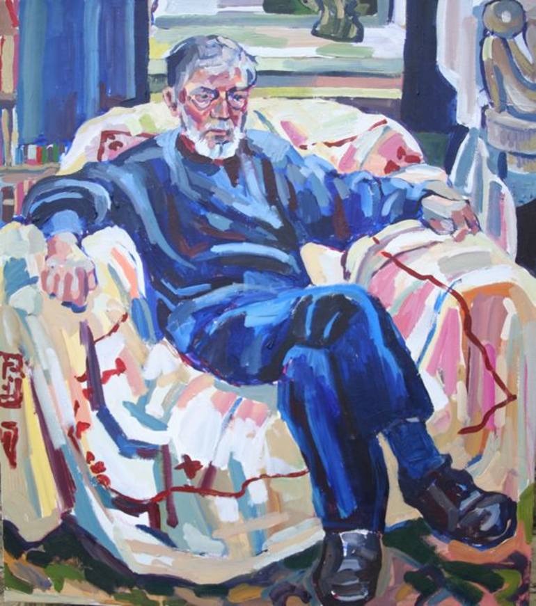 Portrait of Danny Milne Painting by Shirley Hudson | Saatchi Art