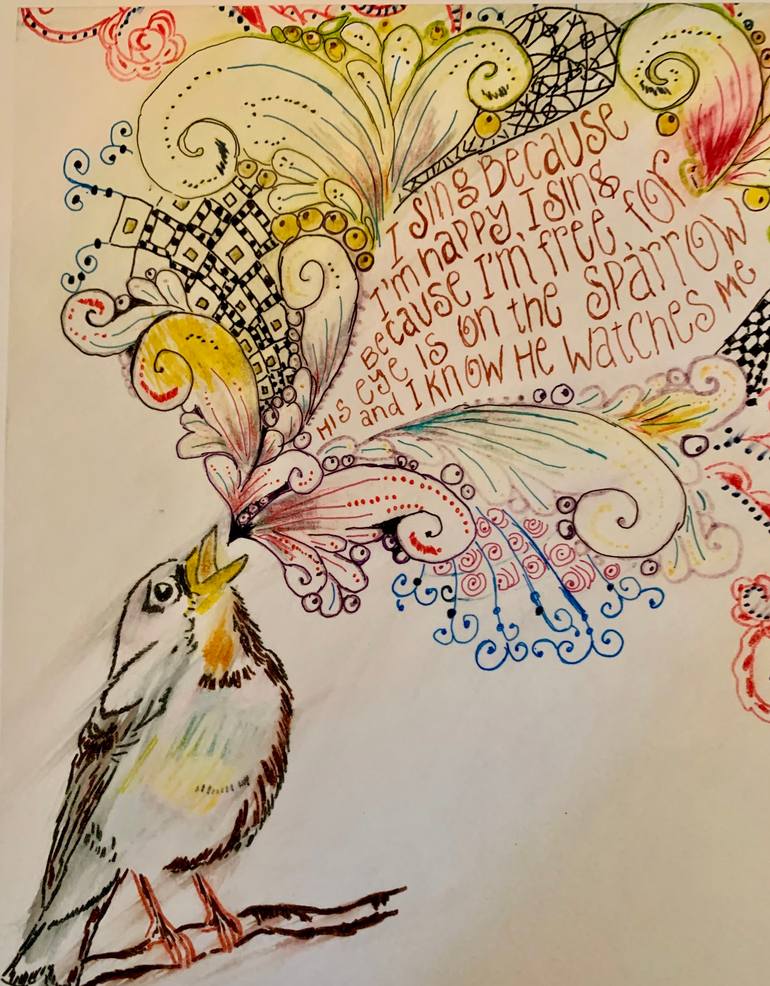 Watching Over Me Painting by Barbara Sigel | Saatchi Art