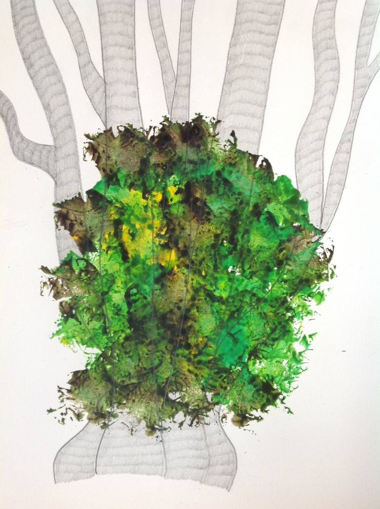 Imaginary Tree 3 Drawing by Lynne Baxter | Saatchi Art