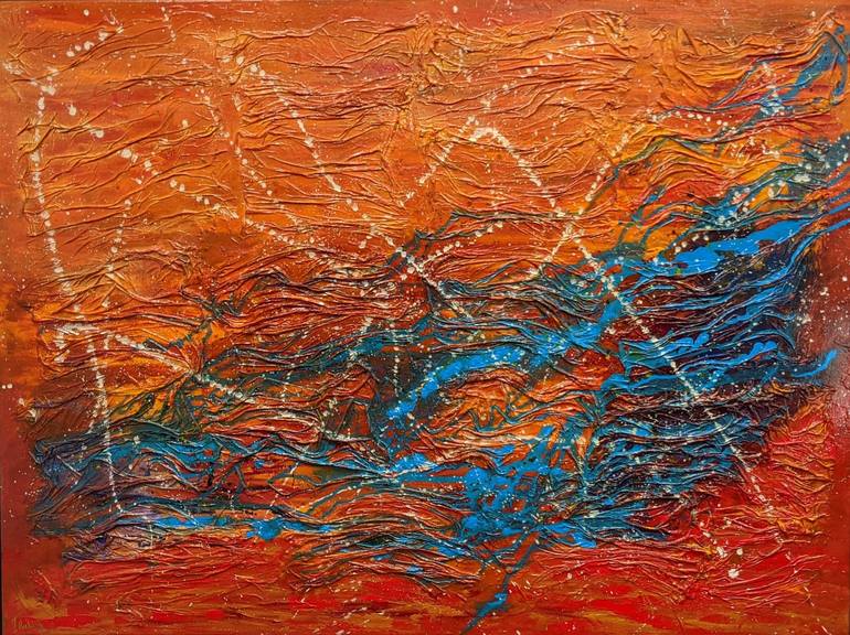 ERUPTION Painting by Tracy Hocking | Saatchi Art