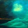 MOONLIGHT SEAS Painting by Tracy Hocking | Saatchi Art