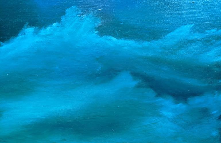 MOONLIGHT SEAS Painting by Tracy Hocking | Saatchi Art