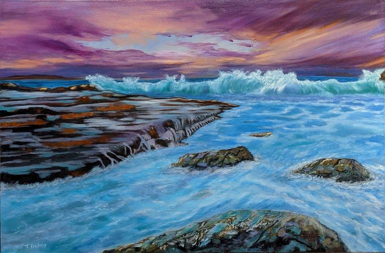 HIGH TIDE Painting by Tracy Hocking | Saatchi Art