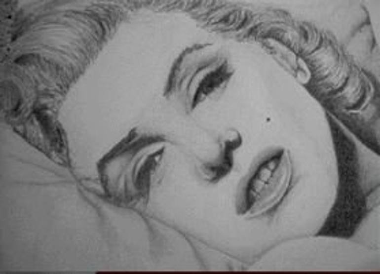 Monroe Drawing by Greg Bane | Saatchi Art