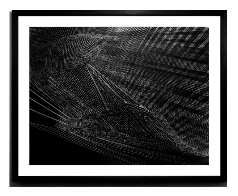 Reflexive Structure Drawing by Ken Byers | Saatchi Art