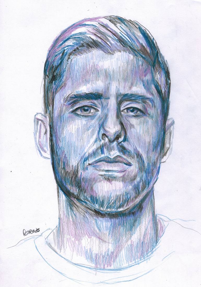 Phil Drawing by Roxanne Van Vuuren | Saatchi Art