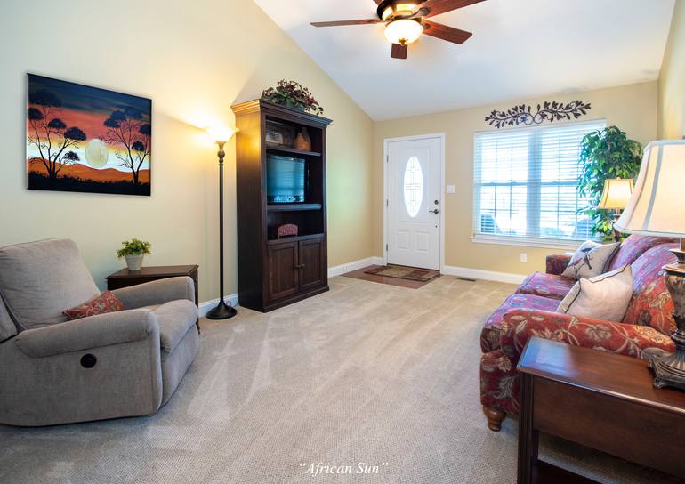 African Sun Painting by Tanja Bell | Saatchi Art