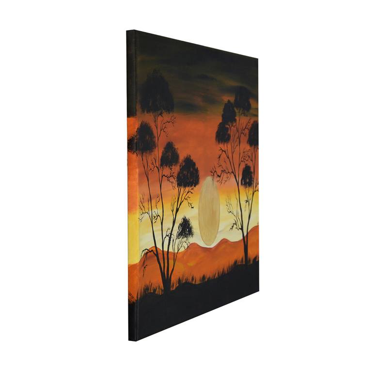 African Sun Painting by Tanja Bell | Saatchi Art