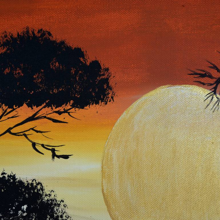 African Sun Painting by Tanja Bell | Saatchi Art