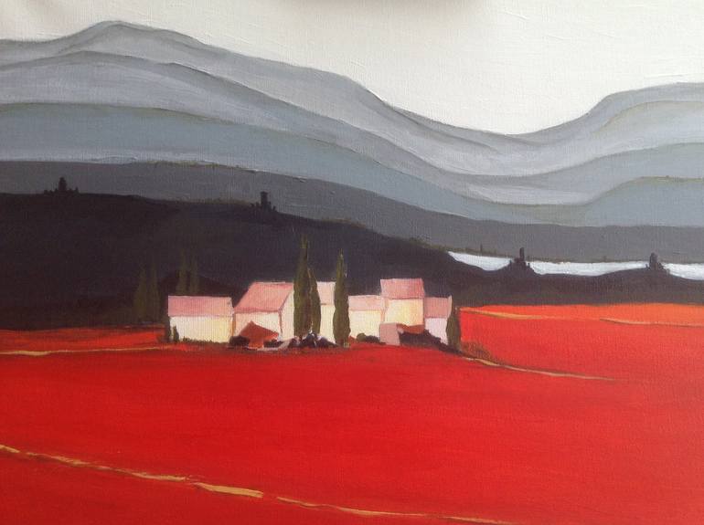 Tuscan landscape Painting by adalino colombini | Saatchi Art