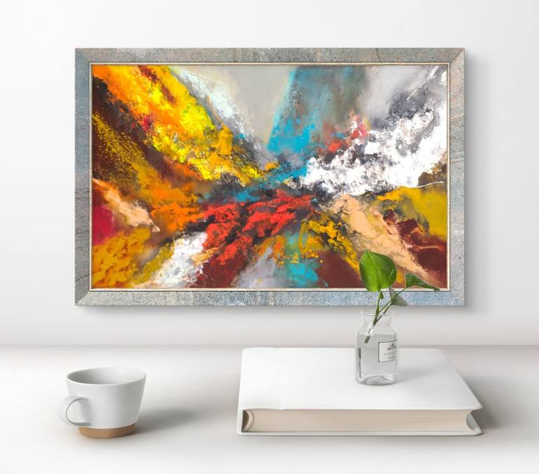 Colorido abstrato Painting by Luiz Delionn | Saatchi Art