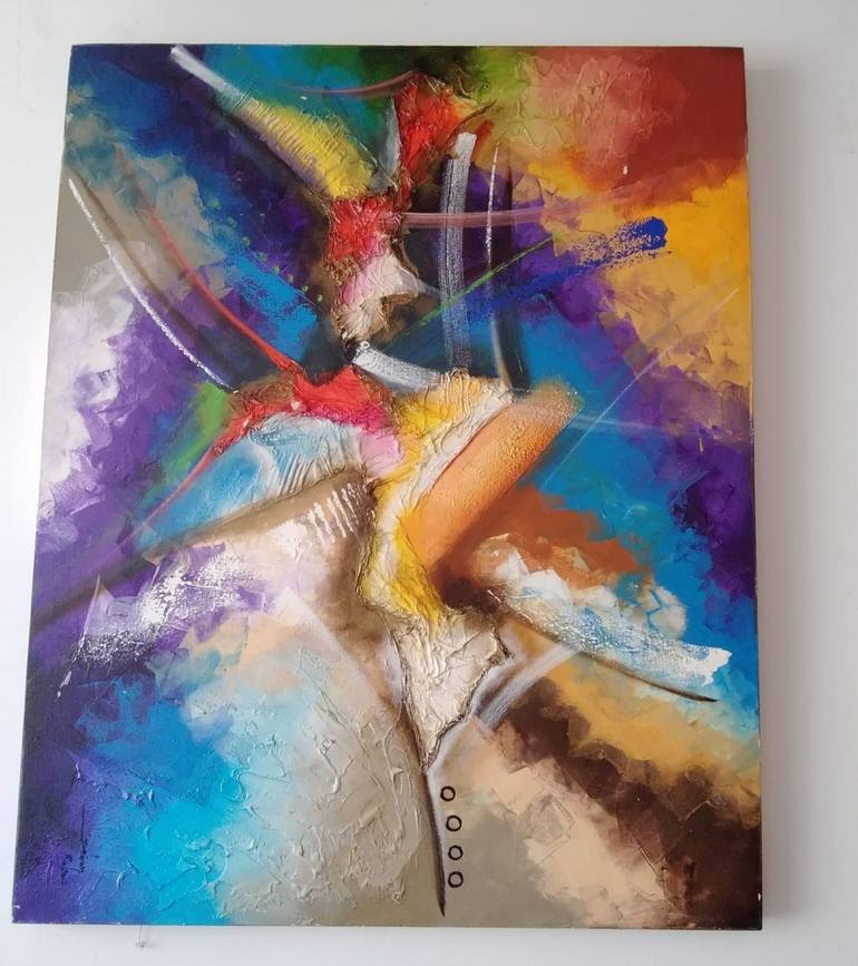 Pintura azul Painting by Luiz Delionn | Saatchi Art