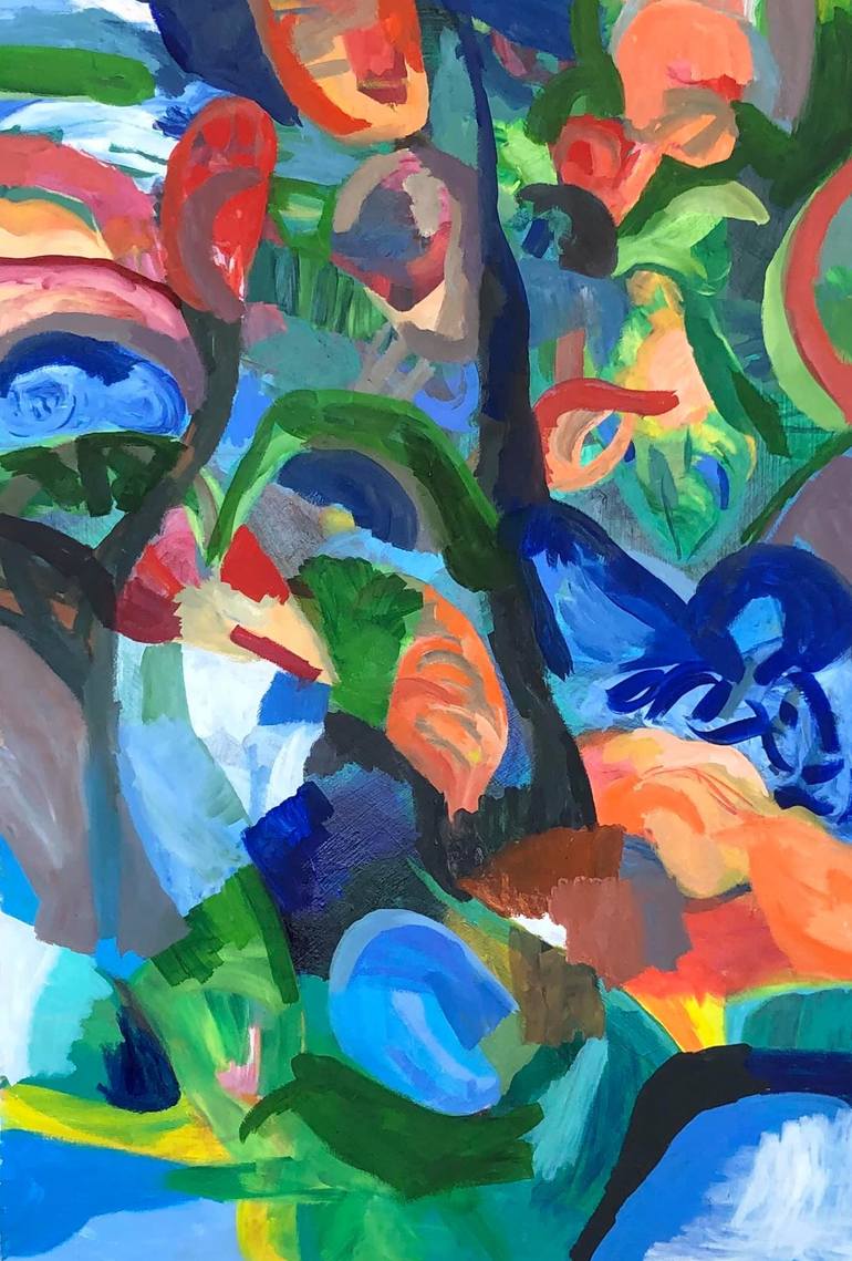 Summer Garden Painting by Meagan Murphy | Saatchi Art