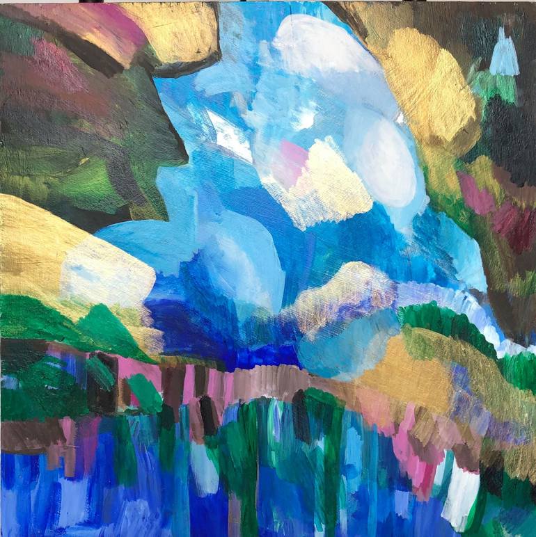 Fields of Flowers in the Day Painting by Meagan Murphy | Saatchi Art