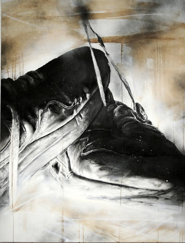 Ghost Town Painting by Isham One | Saatchi Art