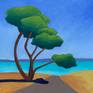 Bot Conan pinetree Painting by Frederic Cadiou | Saatchi Art