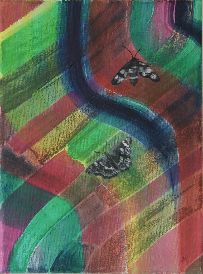 Flit Flat 1 Painting by Sabine Kirste | Saatchi Art