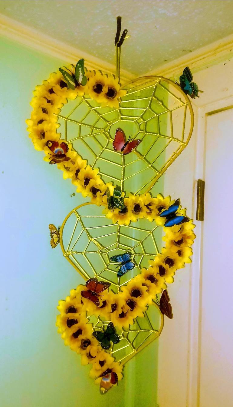Hearts and Butterflies Sculpture by Carrie Sullivan | Saatchi Art