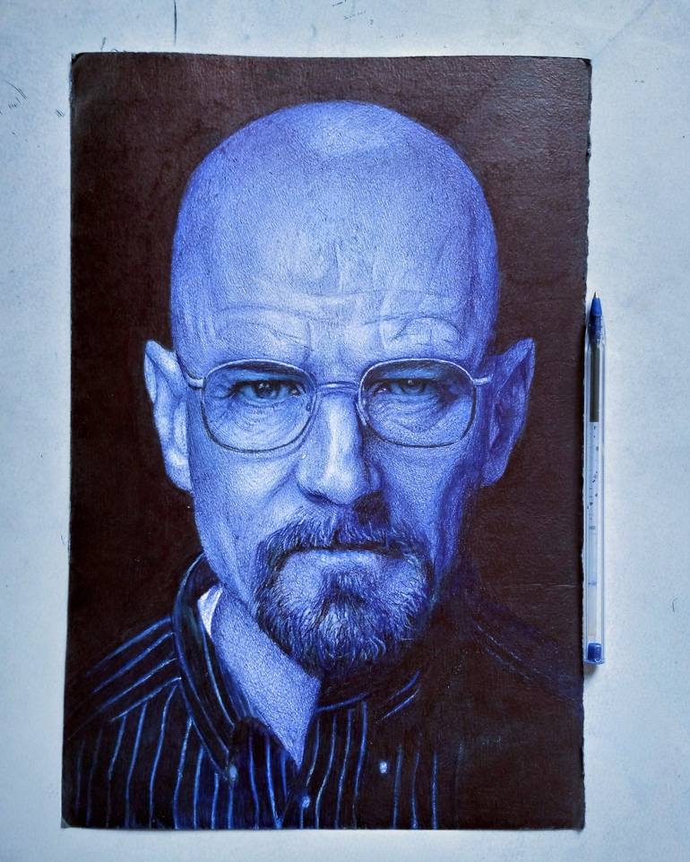 Heisenberg Drawing by Erick Tesha | Saatchi Art