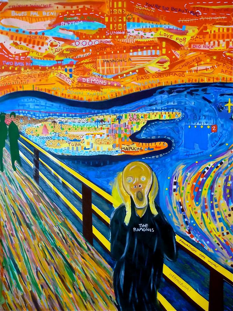 The scream Painting by Martin Lapalma | Saatchi Art