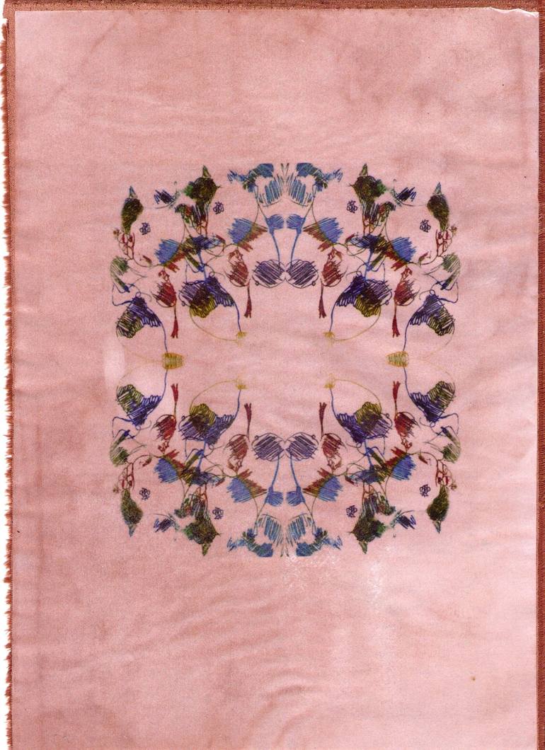 Print to embroider. Painting by Amy Davis | Saatchi Art