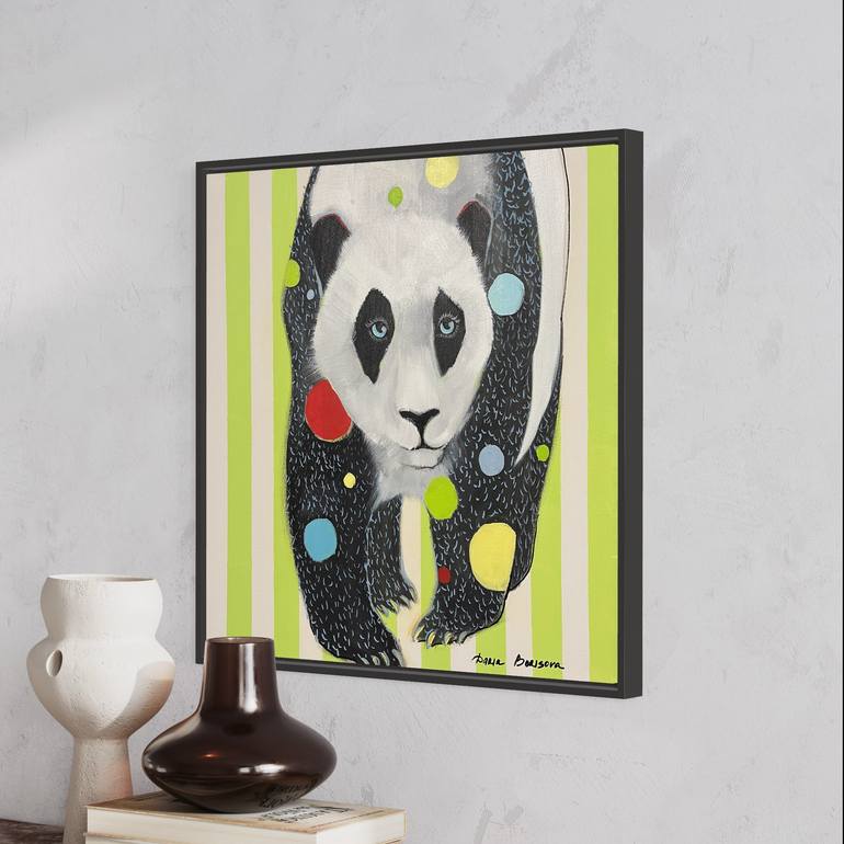 Panda Bear Painting by Daria Borisova | Saatchi Art