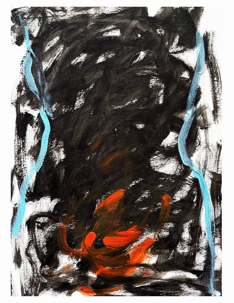 Female Torso. Painting by Nik Linn | Saatchi Art