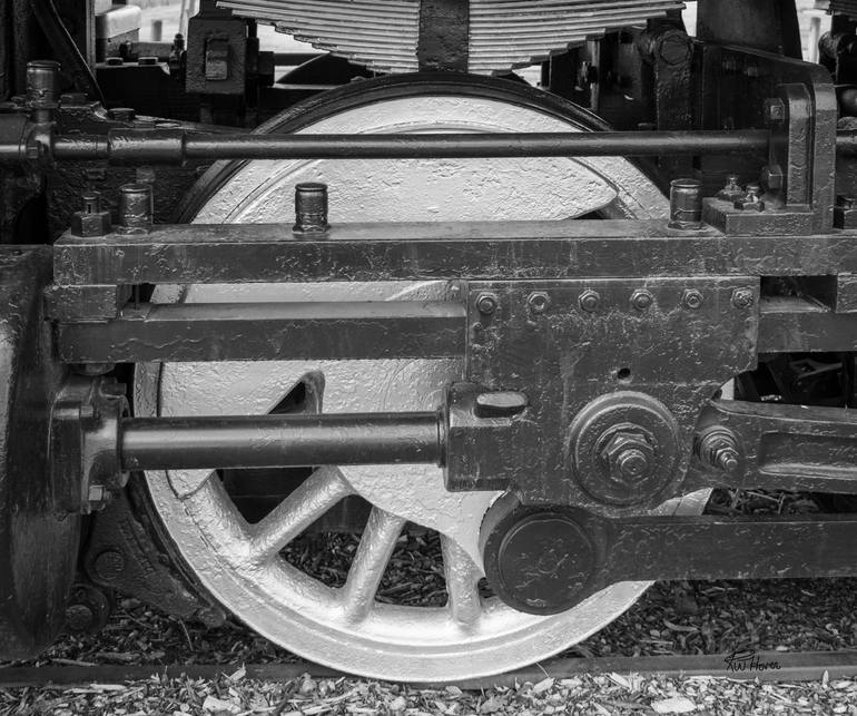 Locomotive Wheel Photography by Robert Hover | Saatchi Art