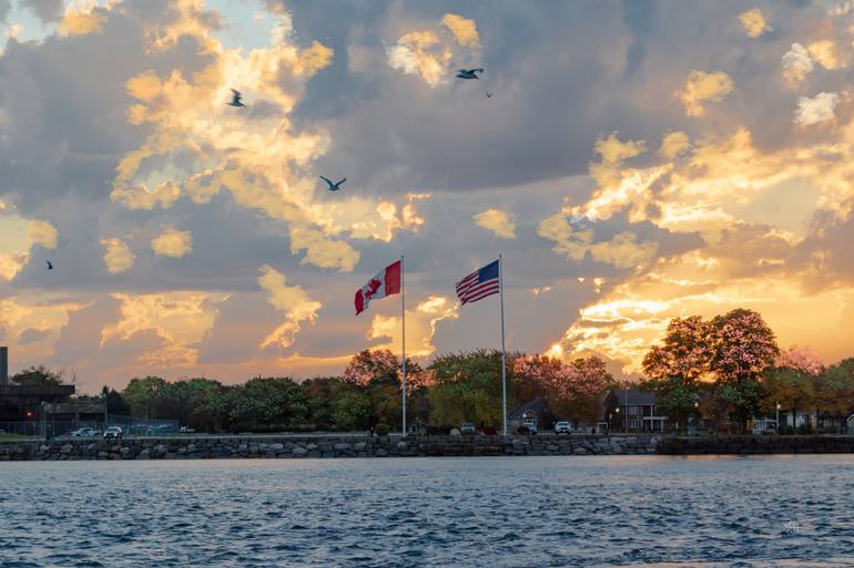 The international flag plaza, Sarnia Ontario Photography by Robert ...