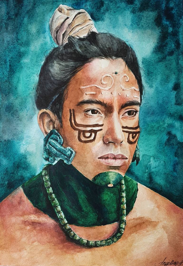 A native Painting by Angelina Aderikho | Saatchi Art