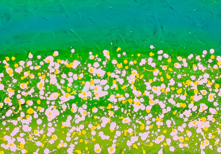 Spring Aesthetic Painting by Fariba A | Saatchi Art