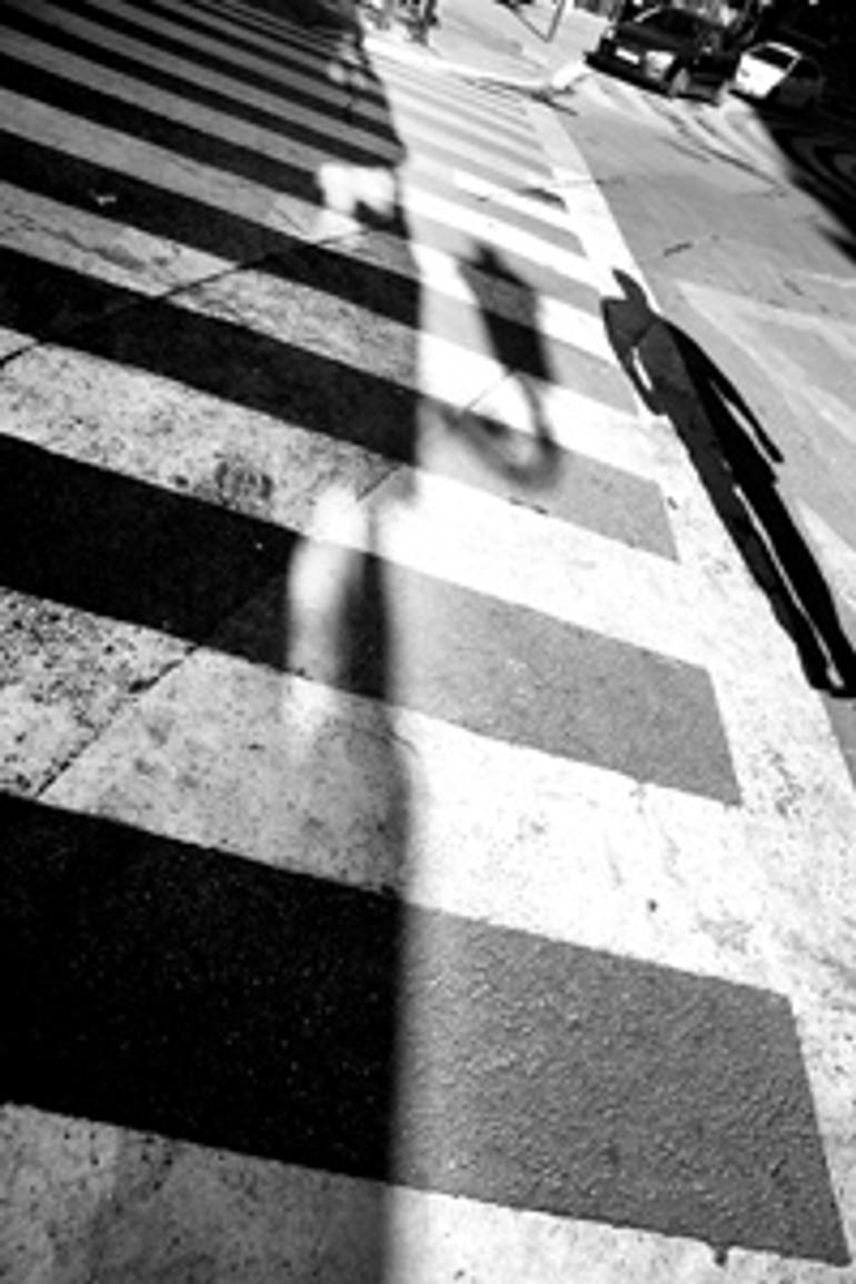 Cross road shadow Photography by Philip Magee | Saatchi Art