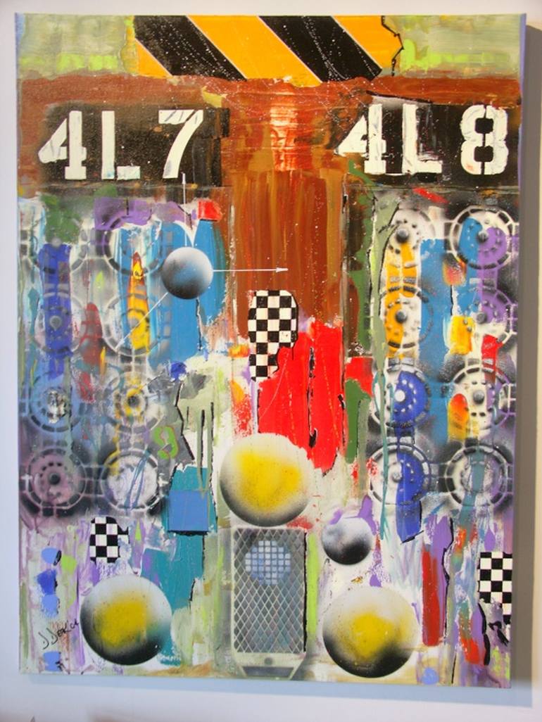 Between 4L7 and 4L8 Painting by David Deak | Saatchi Art