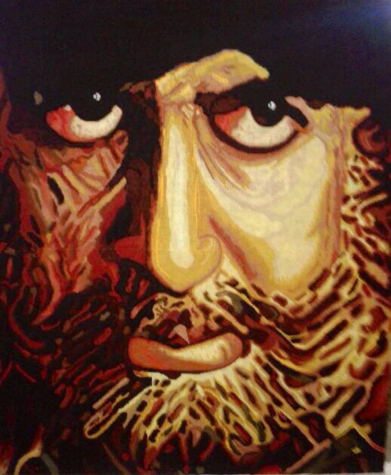 EKLAVYA Painting by Puja Bhakoo | Saatchi Art