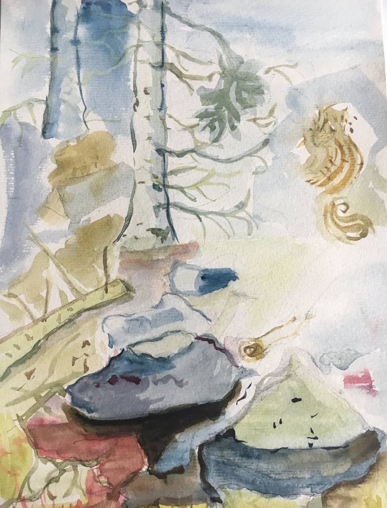 Forest Painting by Planeta Rium | Saatchi Art