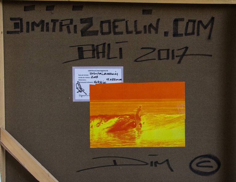 Oceans, mixed media painting dedicated to saving oceans as the main ...