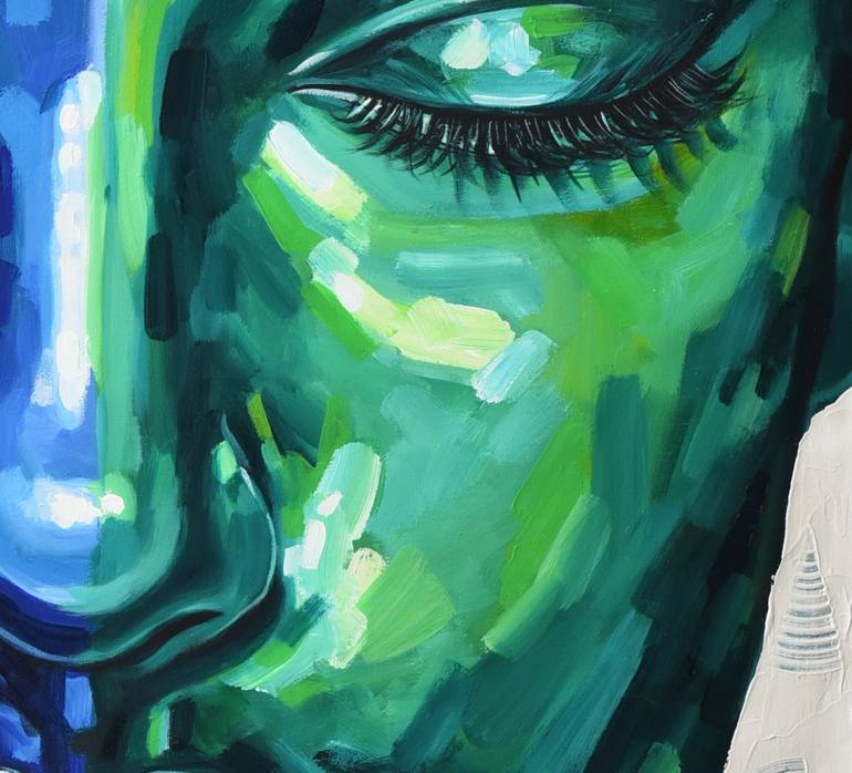 The other side 2 Painting by Damola Ayegbayo | Saatchi Art