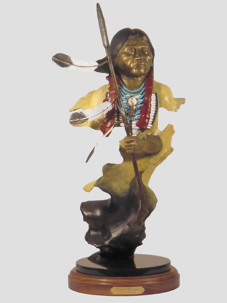 Ehuatl Honaga (Wind Blessing) Sculpture by Hugh Blanding | Saatchi Art