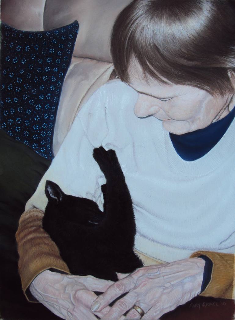 Comforting Painting by Gary Grace | Saatchi Art