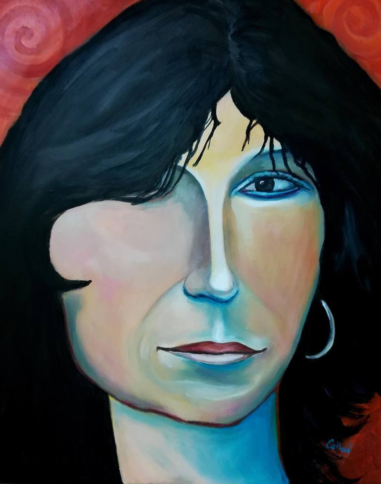 Ritratto di Mary Arias Painting by Roberto Cellai | Saatchi Art