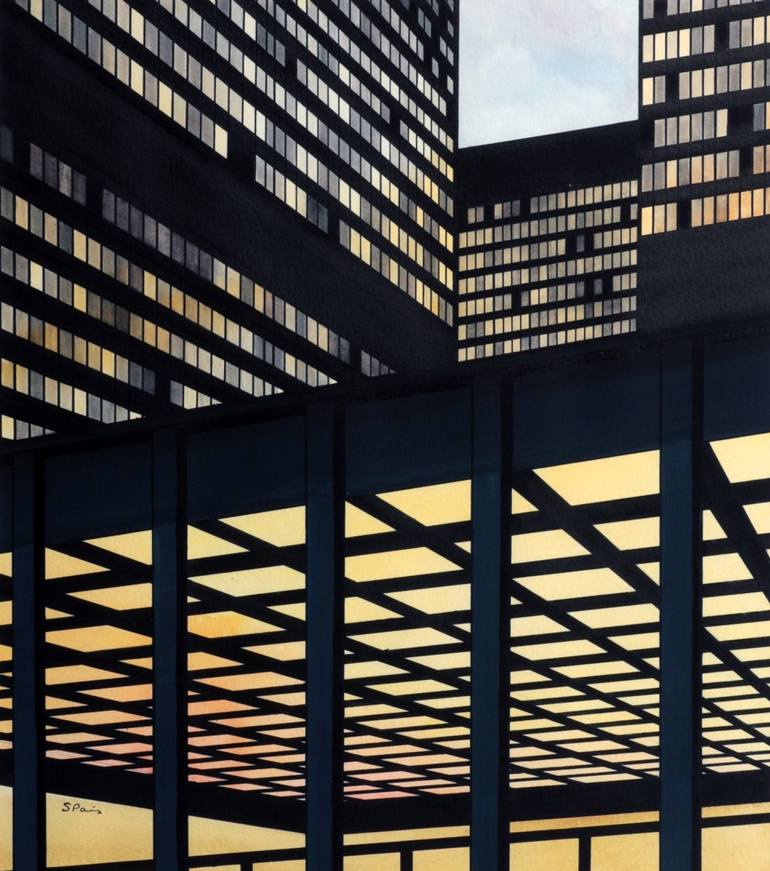 King & Bay (SW) Painting by Sarah Pais | Saatchi Art