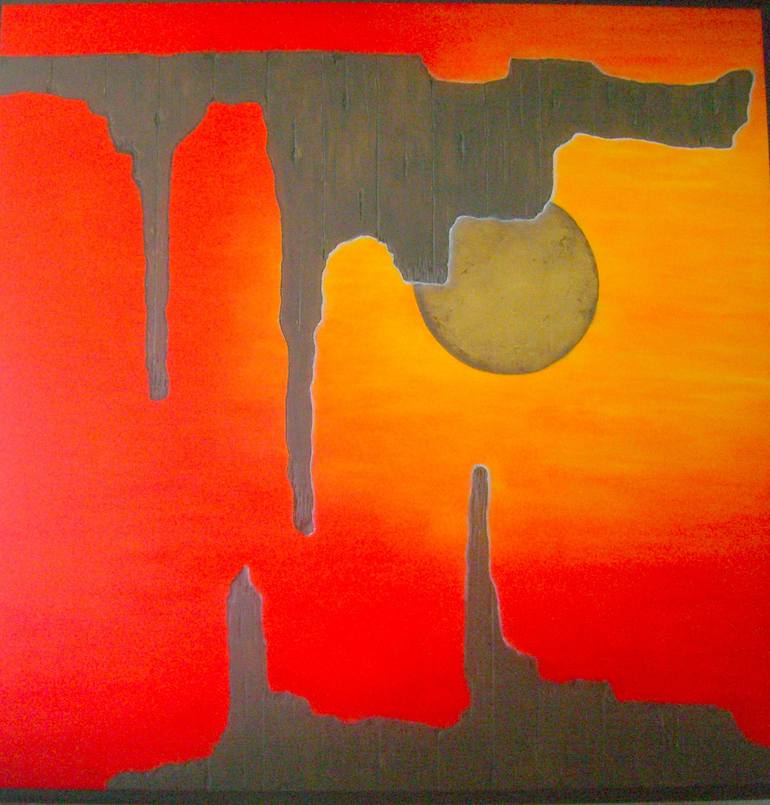 Desierto 2 Painting by Maria Pia Barberi | Saatchi Art