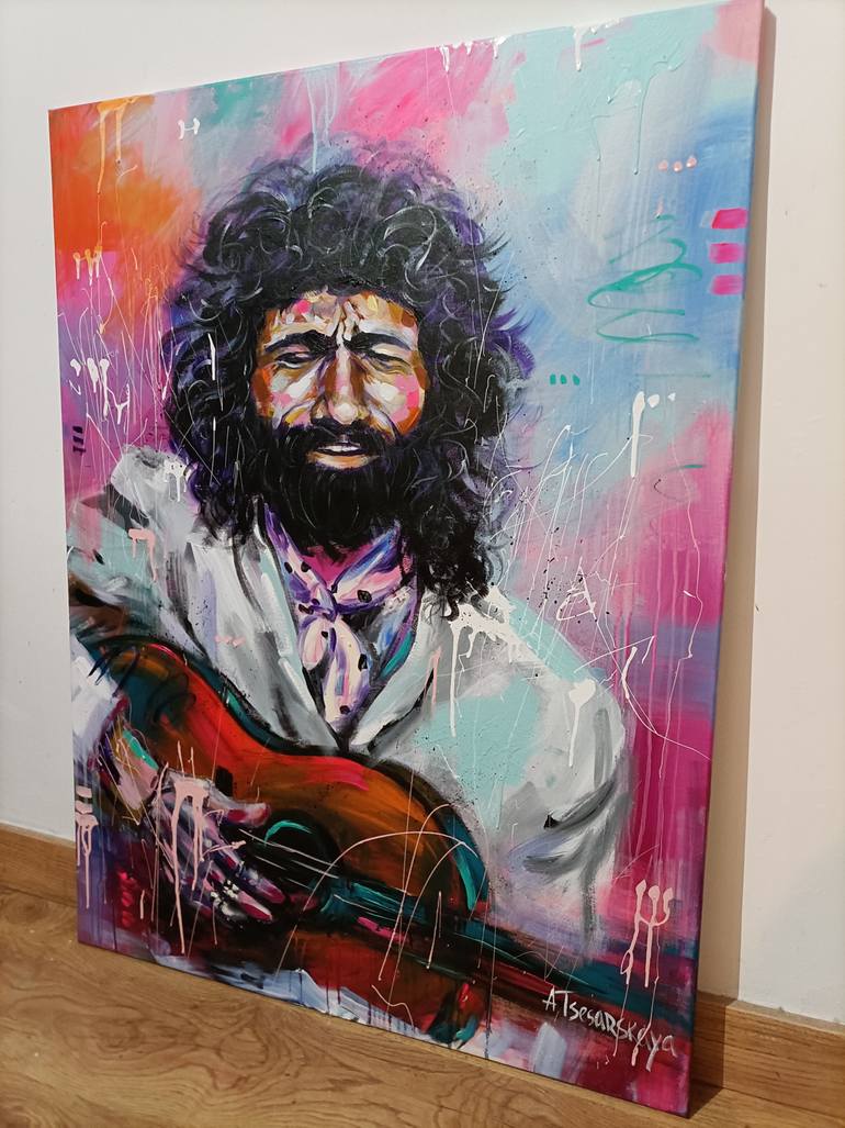 Camaron -original acrylic painting on canvas Painting by Aliaksandra ...