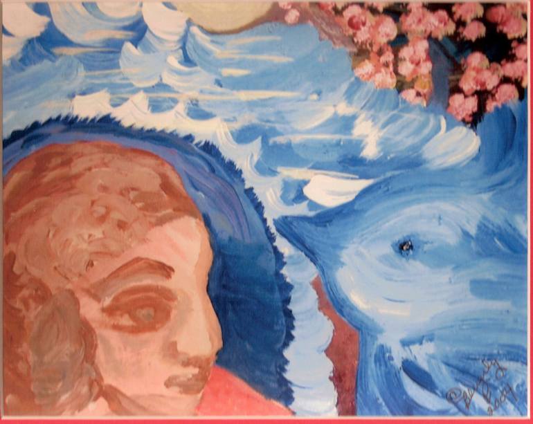 A Friend at Sea Painting by Beverly Peters | Saatchi Art