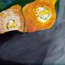 Lillies near the sea Painting by Beverly Peters | Saatchi Art