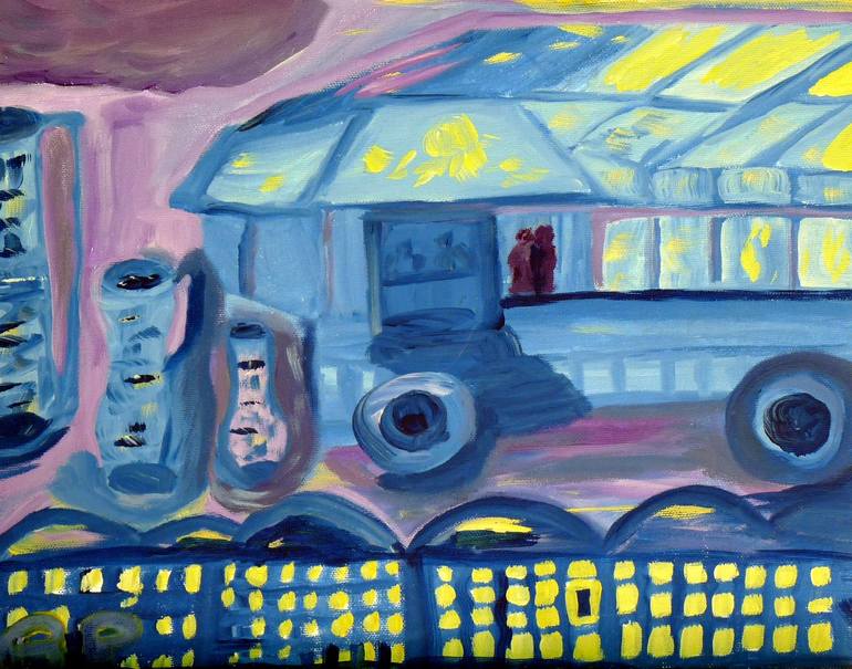 Traveling Home Painting by Beverly Peters | Saatchi Art